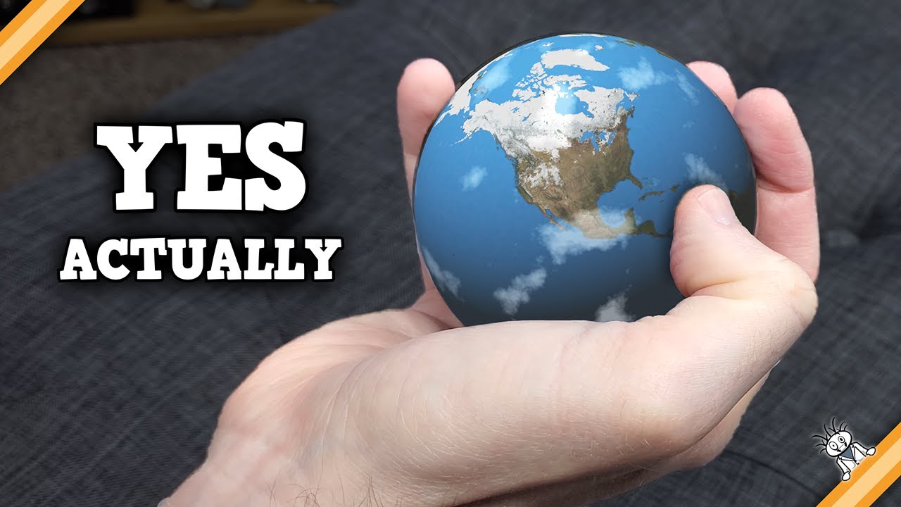 If Earth Was Small, Could You Feel Detail? - YouTube