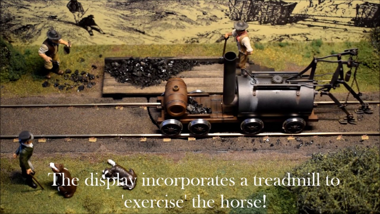 Model of William Brunton's locomotive - YouTube