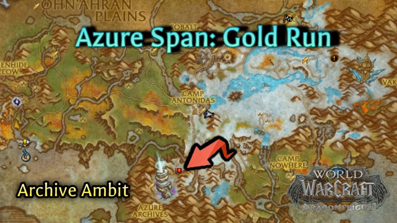 World of Warcraft DragonFlight: Azure Span: Gold Run - Archive Ambit ...