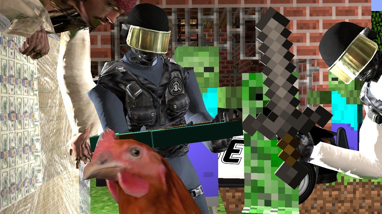 [GMOD] MTF Guards Play Minecraft - YouTube