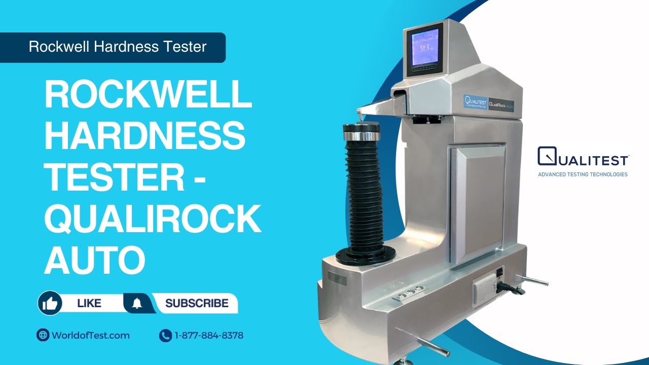 Rockwell Hardness Tester - QualiRock Auto - YouTube