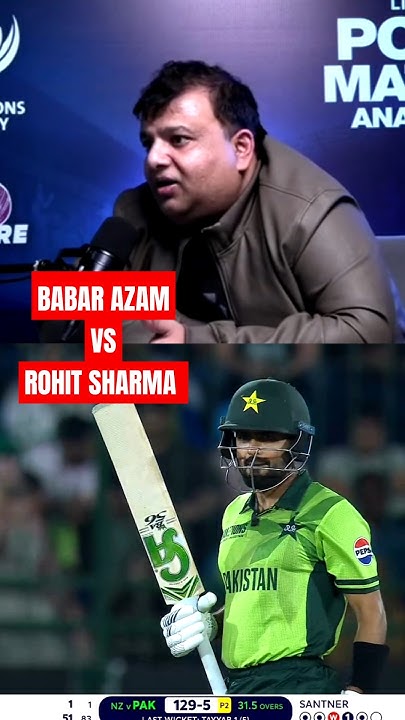 BABAR AZAM CANT PLAY LIKE ROHIT SHARMA #virelshorts #babarazam #rohitsharma - YouTube