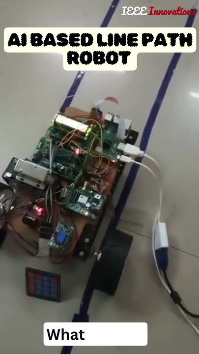 AI-Based line following robot | path following robot | MINI Projects | Major Projects - YouTube