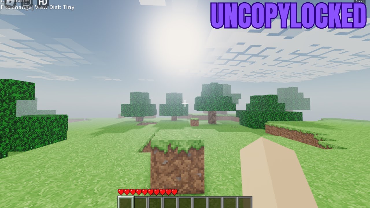 ROBLOX UPDATED MINECRAFT UNCOPYLOCKED - YouTube