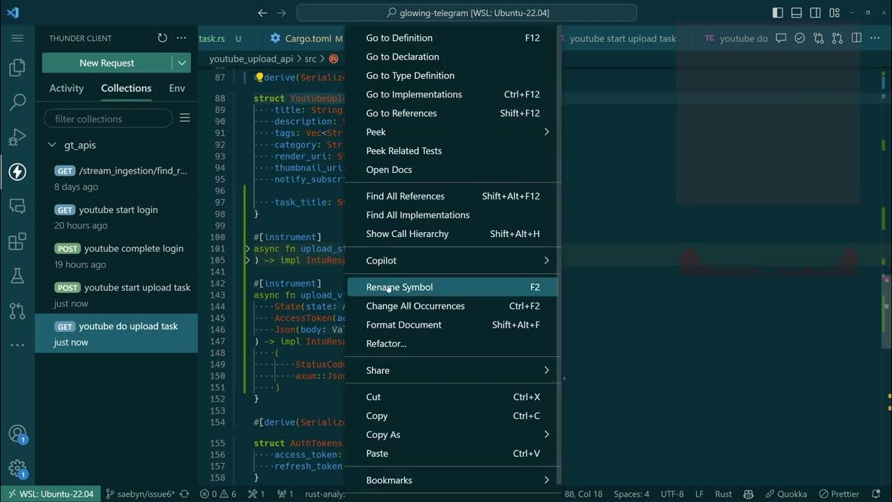 rust APIs + react-admin | glowing-telegram project | Chill Sunday Morning Coding - Episode 64 ...