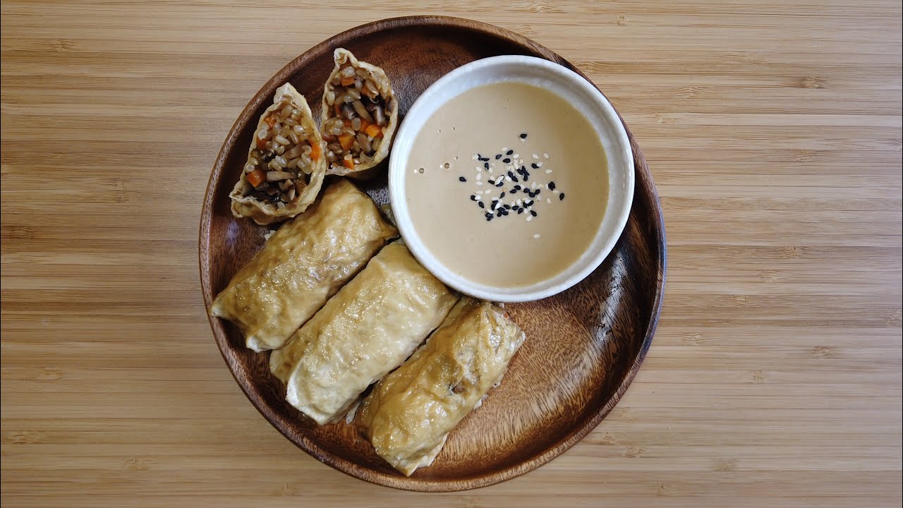 [ASMR Cooking] Yuba Rolls recipe (Healthy Bento Meal Prep) - Whole Food ...