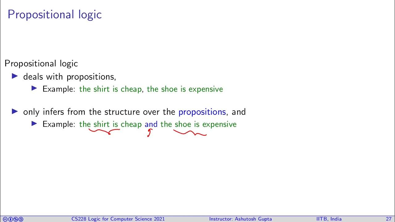 Lecture 01-2 Introduction to propositional logic and first-order logic ...