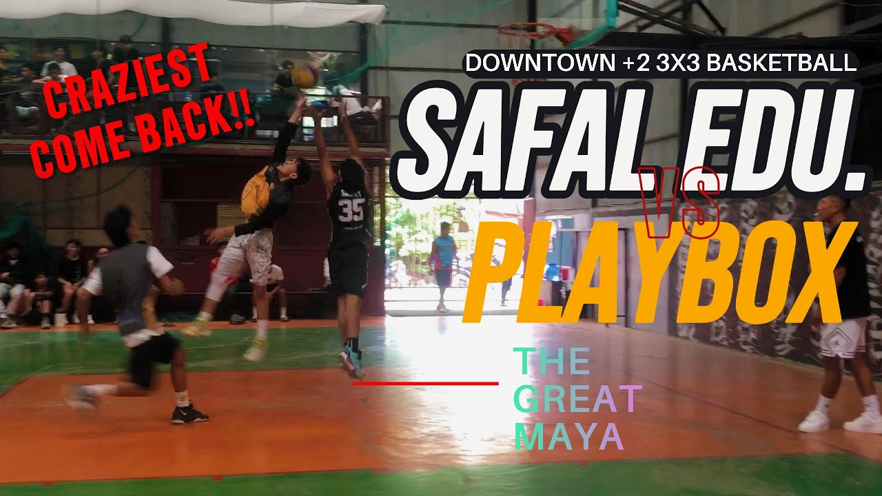 THE CRAZIEST COMEBACK | DOWNTOWN +2 3X3 BASKETBALL TOURNAMENT | SAFAL ...