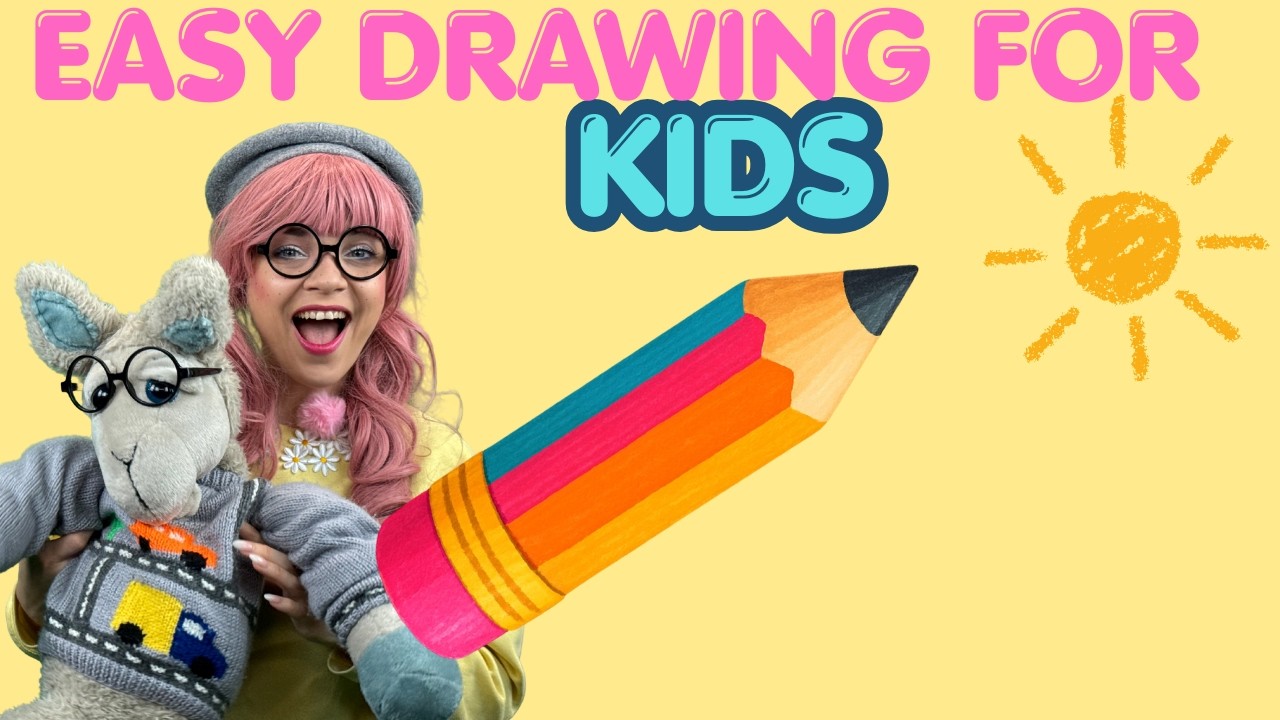 How to Draw for Toddlers | Easy Drawing for Kids with Ayu and Gigi ...
