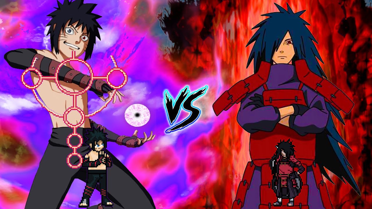 🌋UZUMAKI MENMA VS UCHIHA MADARA IN JUMP FORCE MUGEN - YouTube