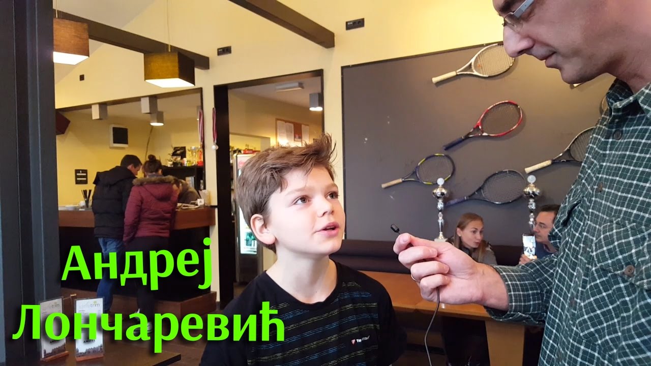 Andrej Lončarević, mali teniser iz Francuske, 23.12.2016. - YouTube