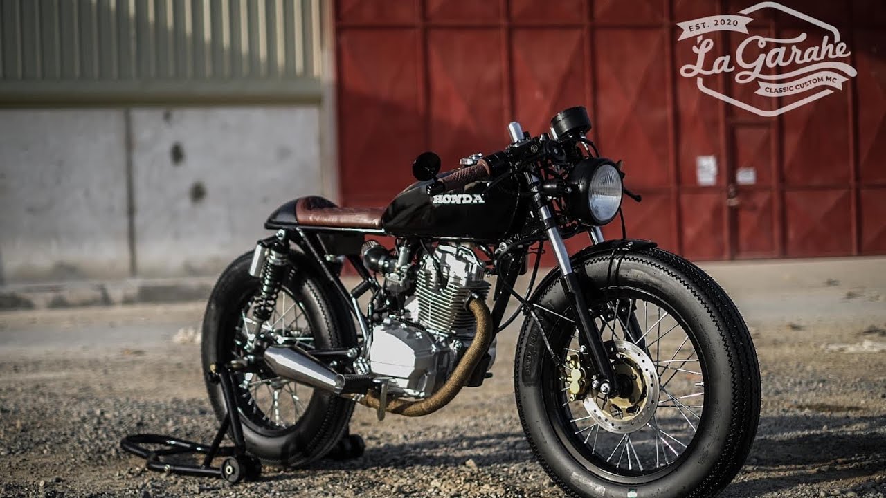 HONDA TMX 125 ALPHA Cafe racer build | Project “Venom” by La Garahe ...