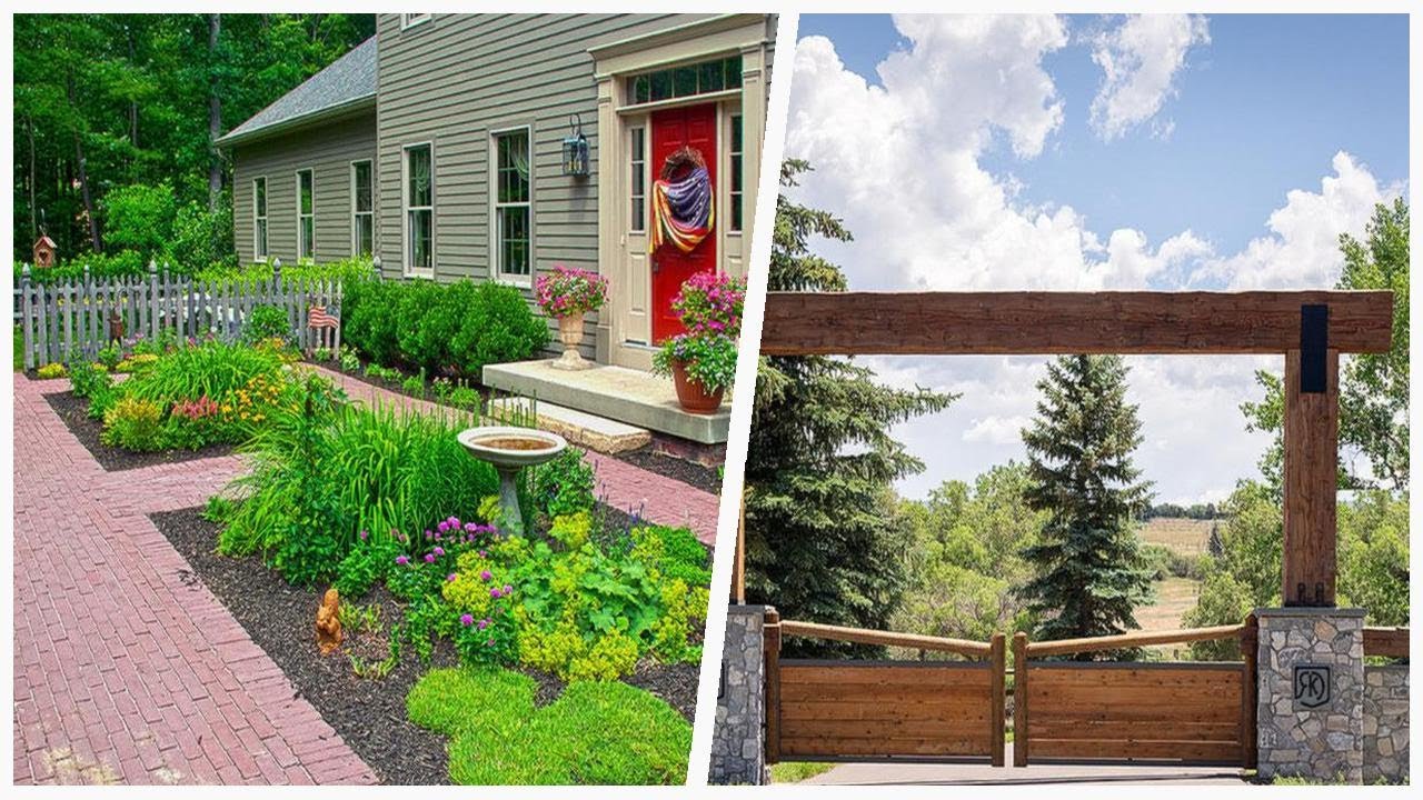 75 Farmhouse Pink Landscaping Design Ideas You'll Love 😊 - YouTube