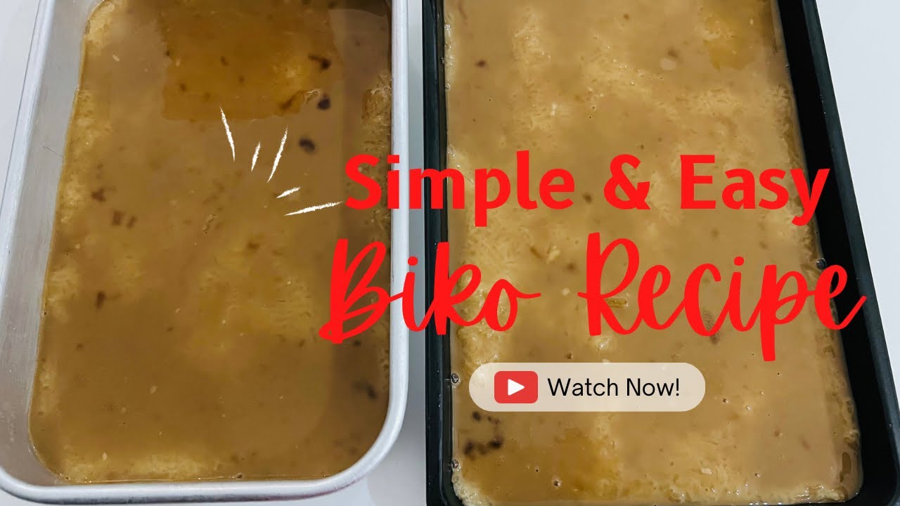 Simple & Easy BIKO Recipe #filipinodelicacy #filipinofood # ...