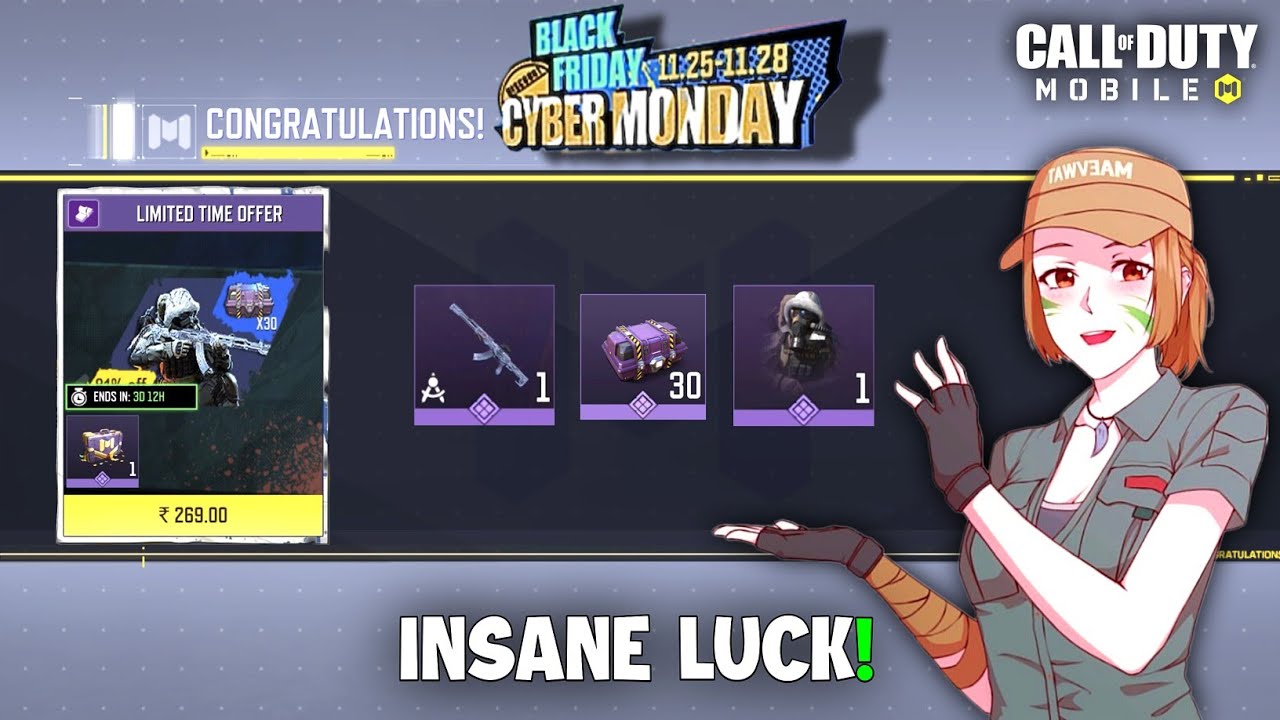 😱 I got lucky in Black Friday sale #codm - YouTube