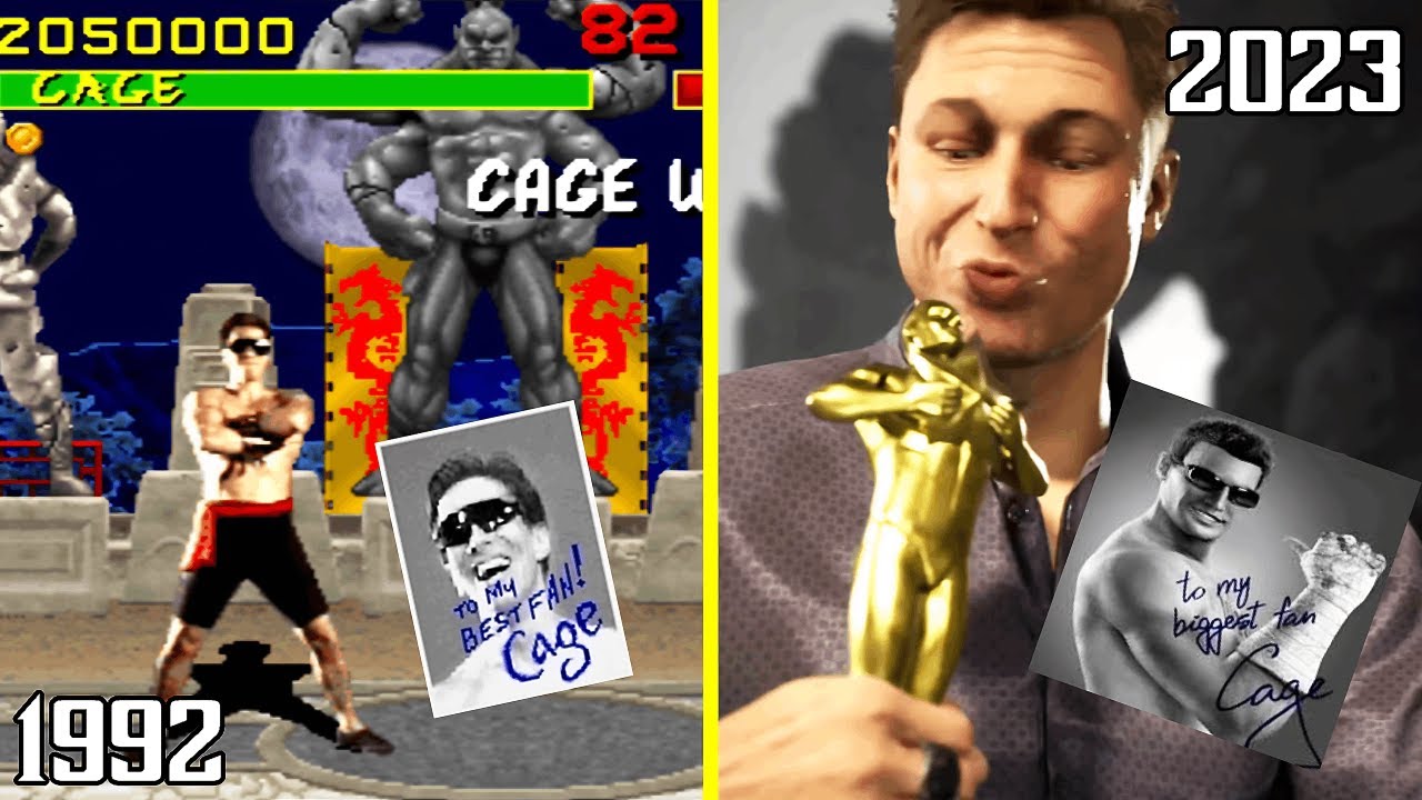 Johnny Cage’s Victory Poses Evolution (1992 - 2023) | Mortal Kombat ...
