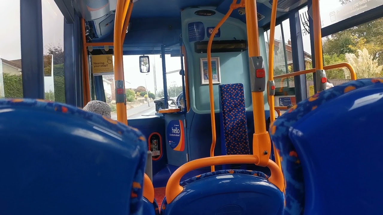 Nice gearbox! YJ15ADX 48004 Stagecoach Exeter Optare Solo - YouTube