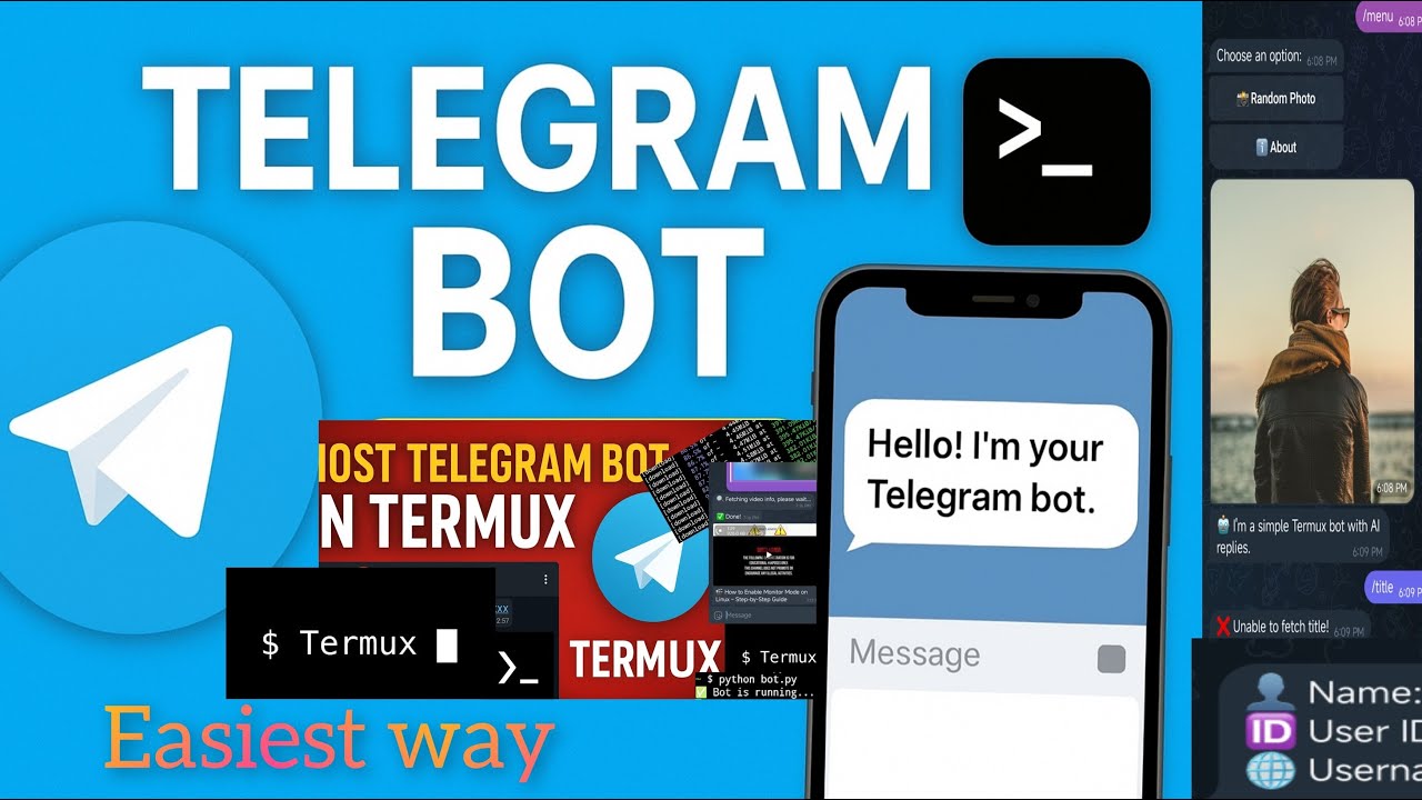Complete Telegram Bot Setup in Termux | Build & Deploy a Telegram Bot ...