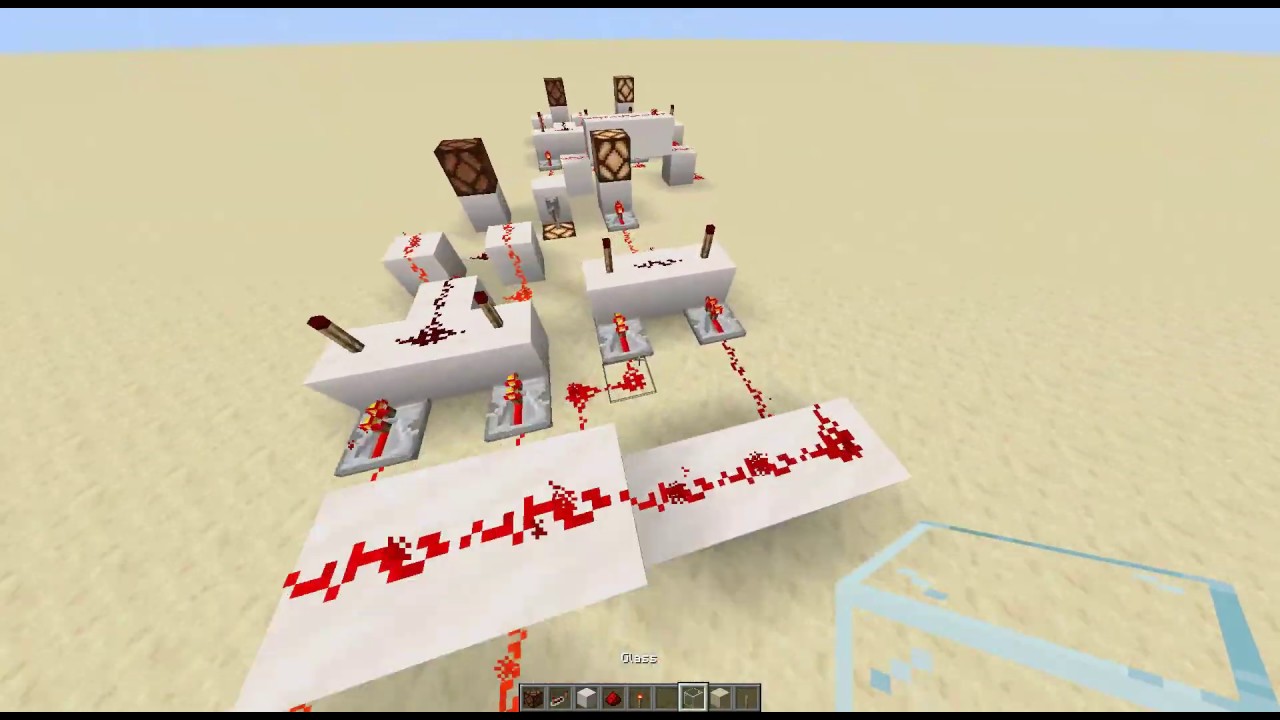 Redstone Series Episode 3 - Half and Full Adders - YouTube