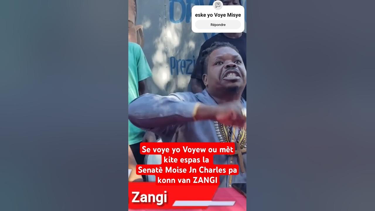 Militan #MoiseJnCharles kouri dèyè you lot militan ki di #Moise nn Vann #Zangi - YouTube