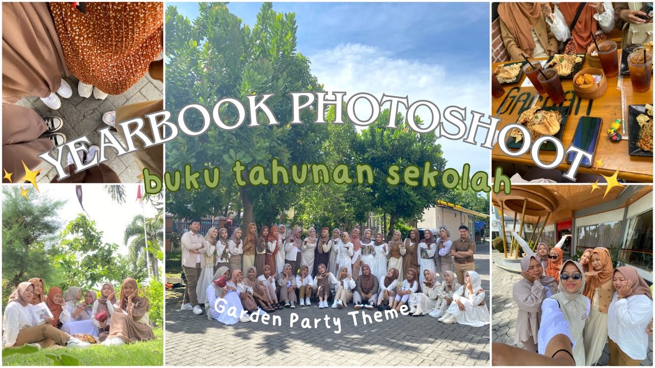 YEARBOOK PHOTOSHOOT with 12 Boga 3 || Garden Party Theme - YouTube