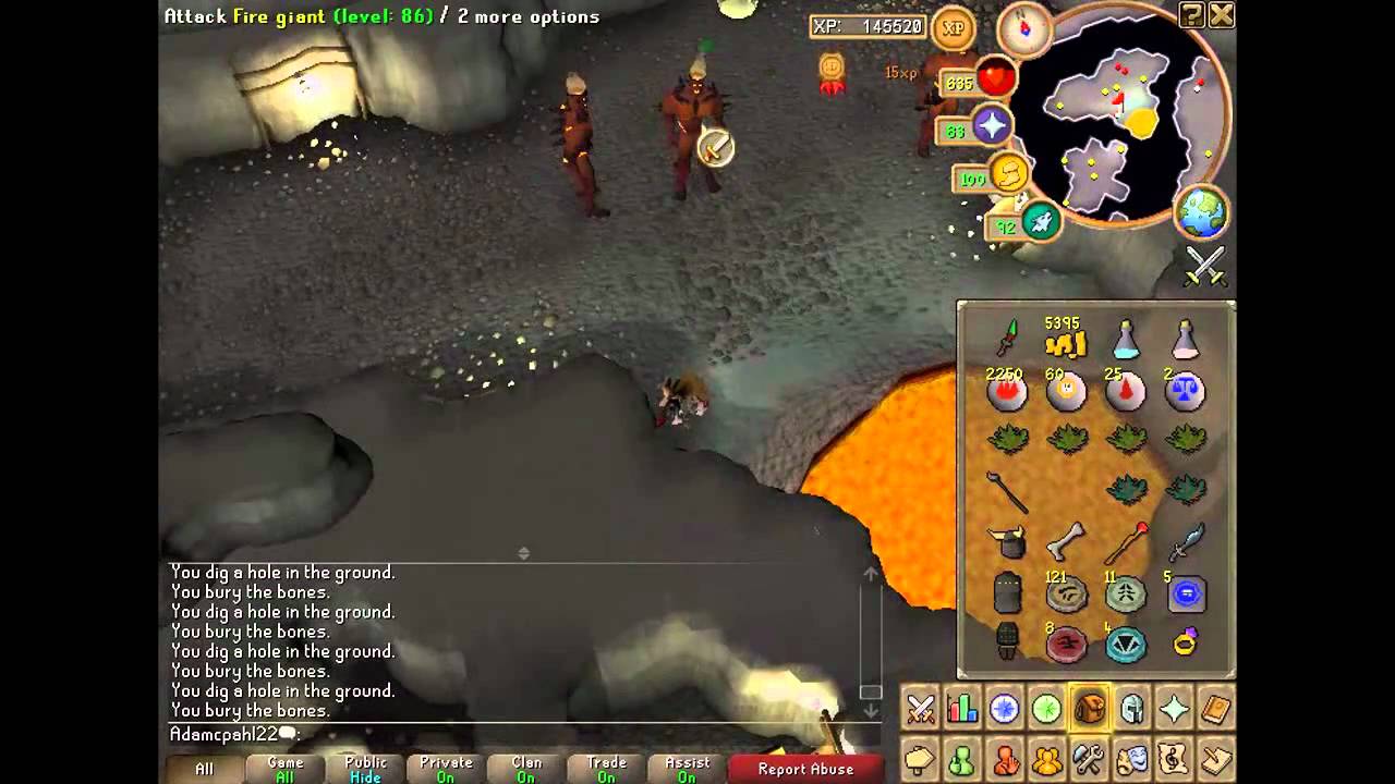Runescape Slayer Guide - Fire Giants [HD] - YouTube