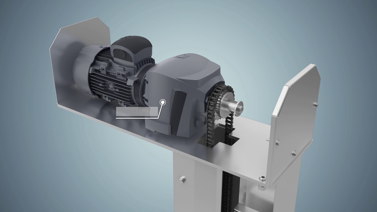 Single column lifter for 200 l / 300 l buggy - YouTube