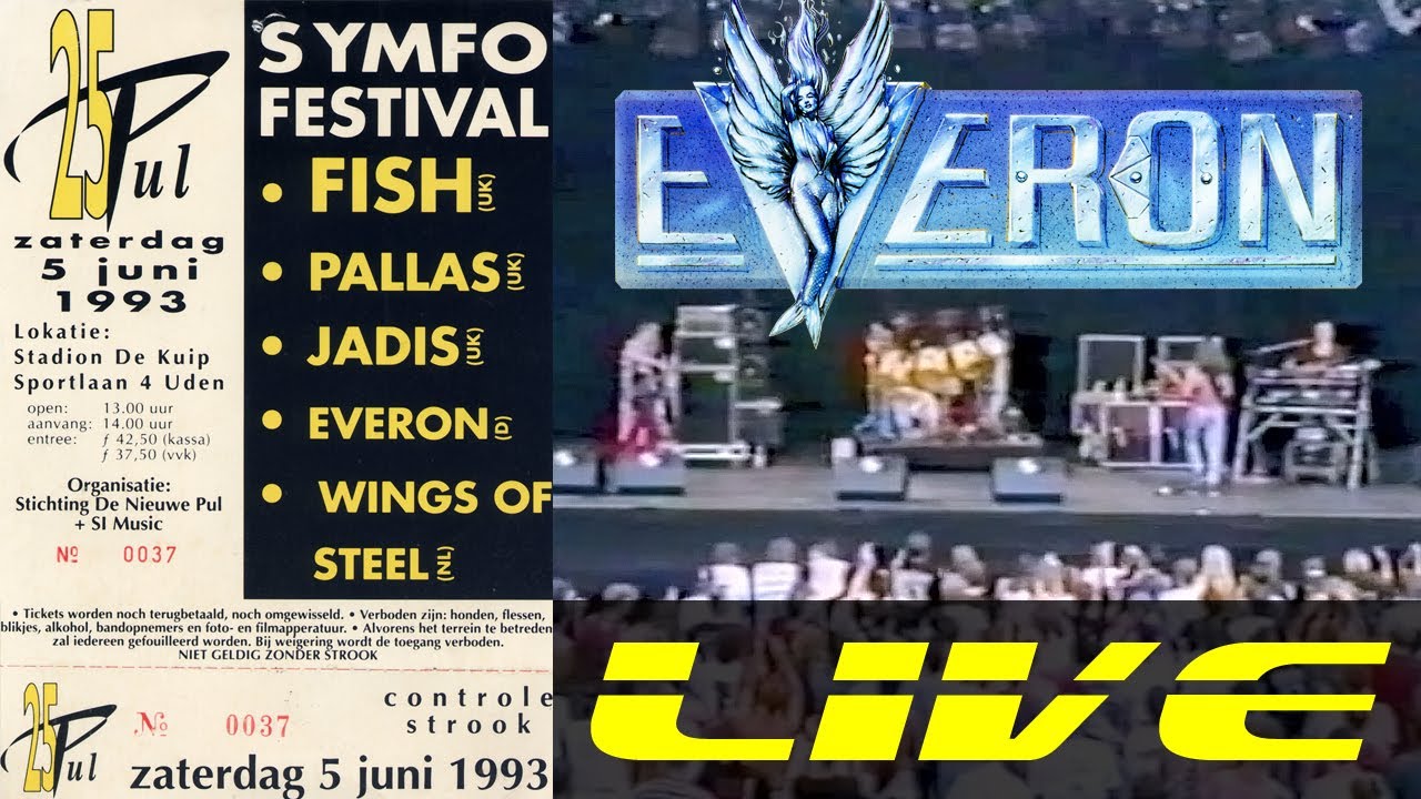 EVERON - Prelude - live at SYMFO FESTIVAL (Pul 25) June 05, 1993 - YouTube
