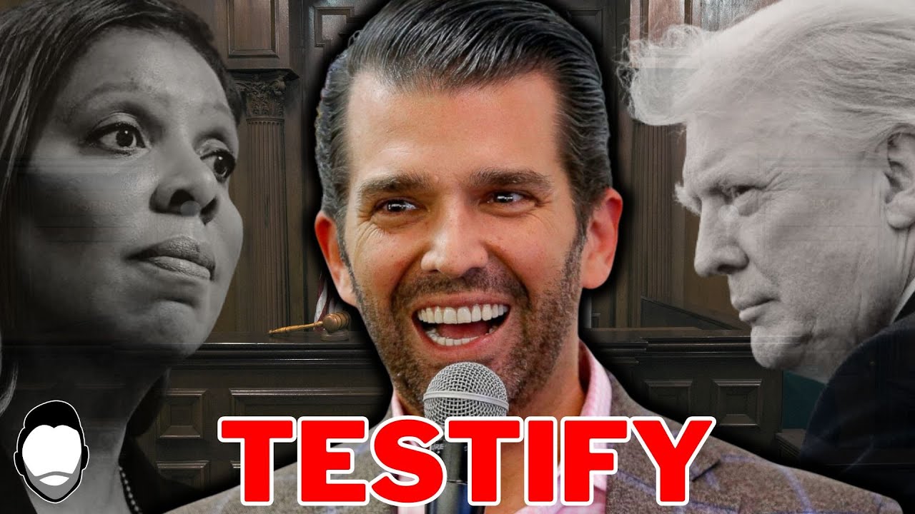 Don Jr. TESTIFIES in Trump NYC Trial with a BIG SMILE - YouTube