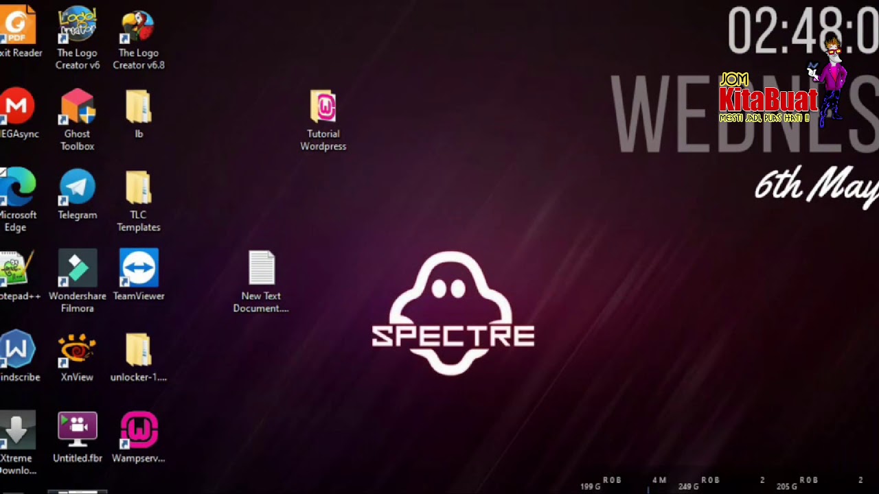 Tutorial Wordpress- Cara Mudah Install Wamp Wordpress di Localhost Webserver. Tutorial Bahasa ...