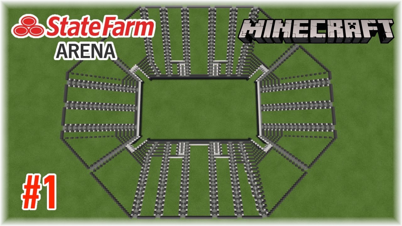 Building State Farm Arena #1 {Template} (Minecraft) - YouTube