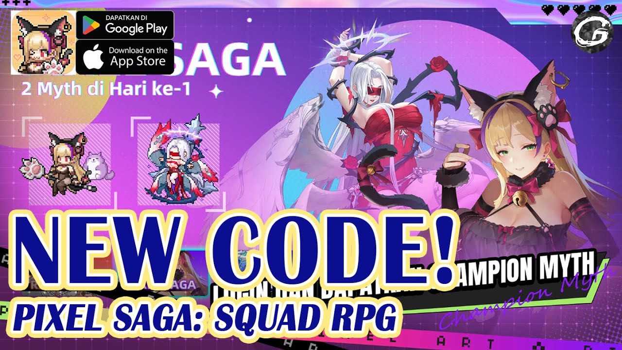 Pixel Saga: Squad RPG Giftcode & How to Redeem Code - Mobile Game (Android/IOS) - YouTube
