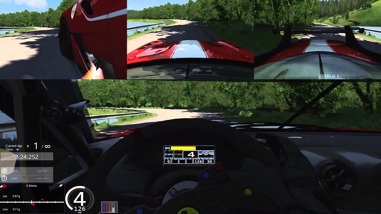 Assetto Corsa, Joux Plane Reverse, Ferrari 599XX EVO, 5:57.728 - YouTube