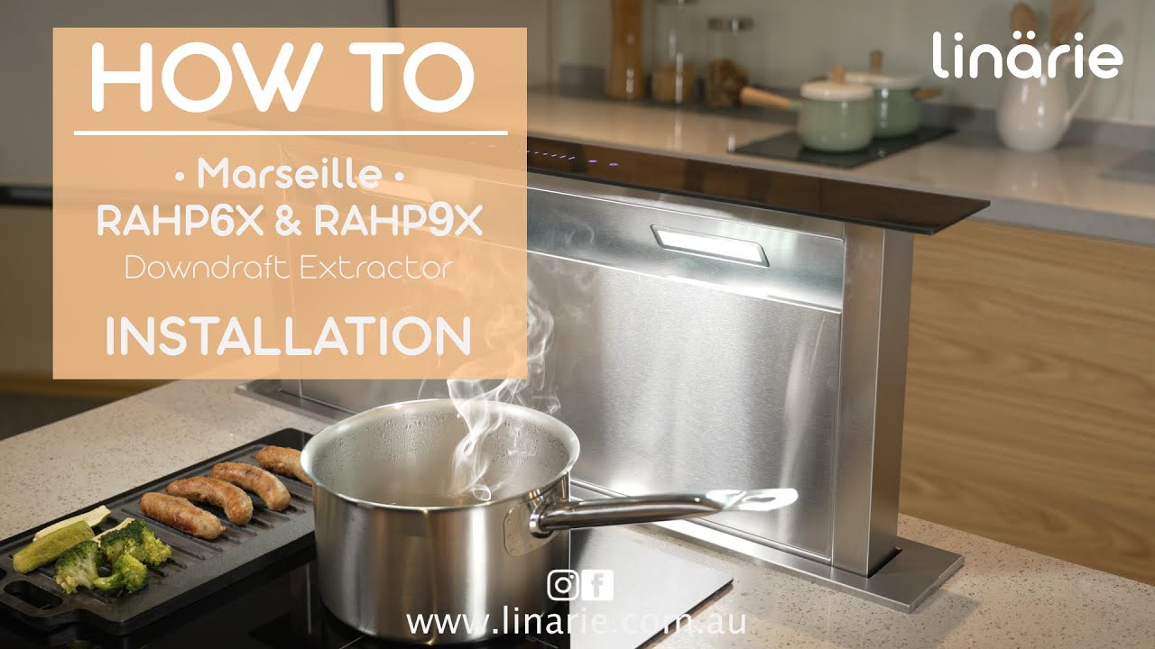 LINÄRIE | Marseille Downdraft Extractor Range Hood • RAHP6X & RAHP9X ...
