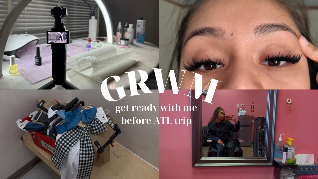 GRWM before ATL trip - YouTube