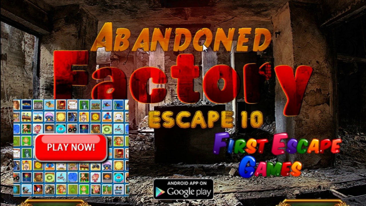 Abandoned Factory Escape 10 Walkthrough - FirstEscapeGames - YouTube