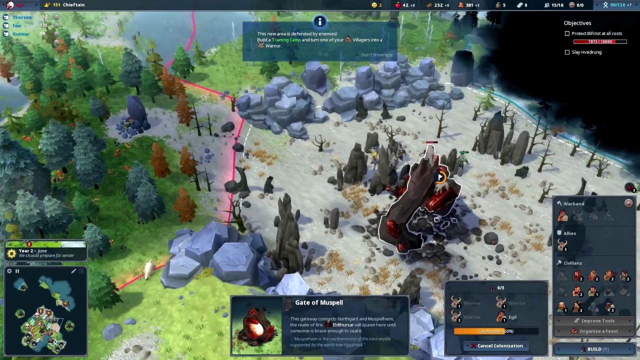 Northgard - Chapter 11 - Bifrost - YouTube