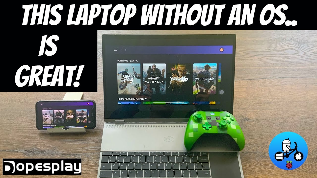 This Laptop with no OS works with everything! Dopesplay DR158W - YouTube