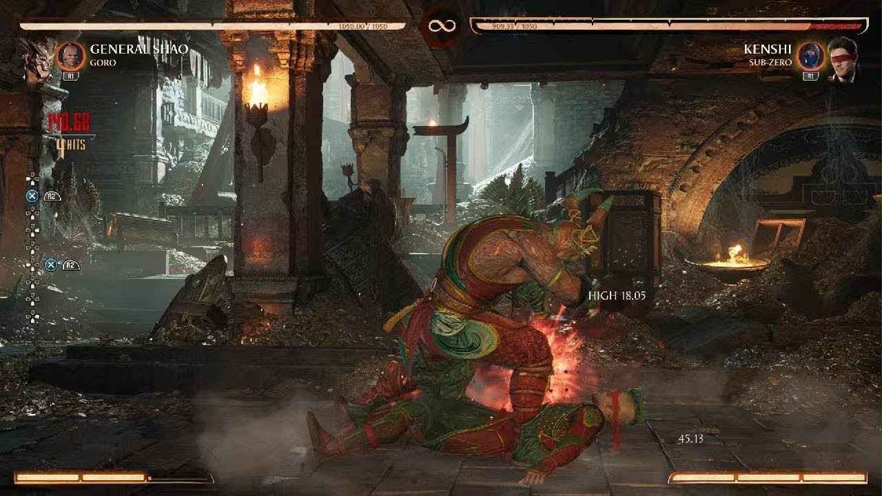 General Shao/Goro 38% Combo - YouTube