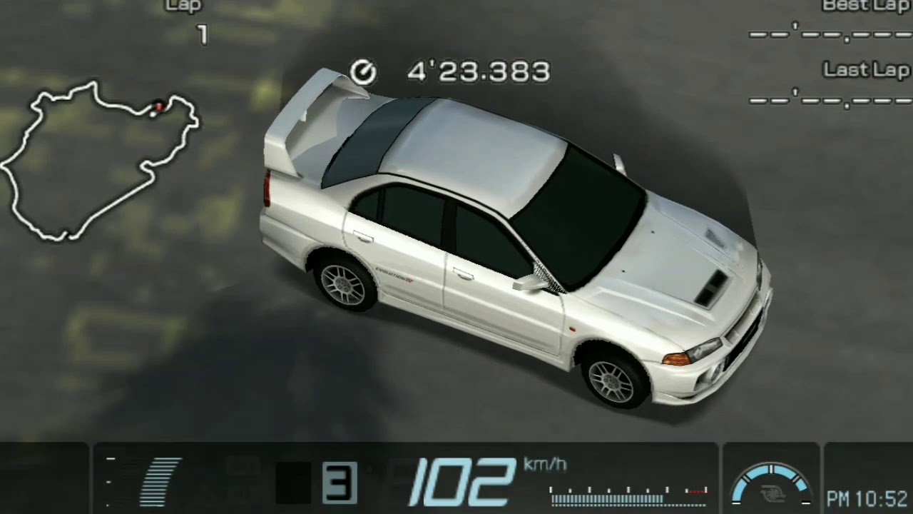 Initial D em Nurburgring: Mitsubishi Lan-Evo IV (Seiji) - YouTube