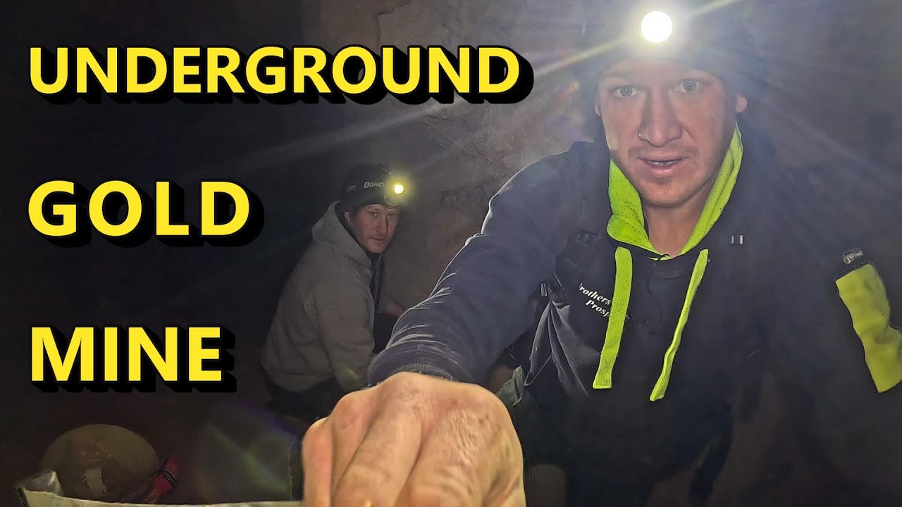 Collecting Underground Gold Ore Samples! - YouTube