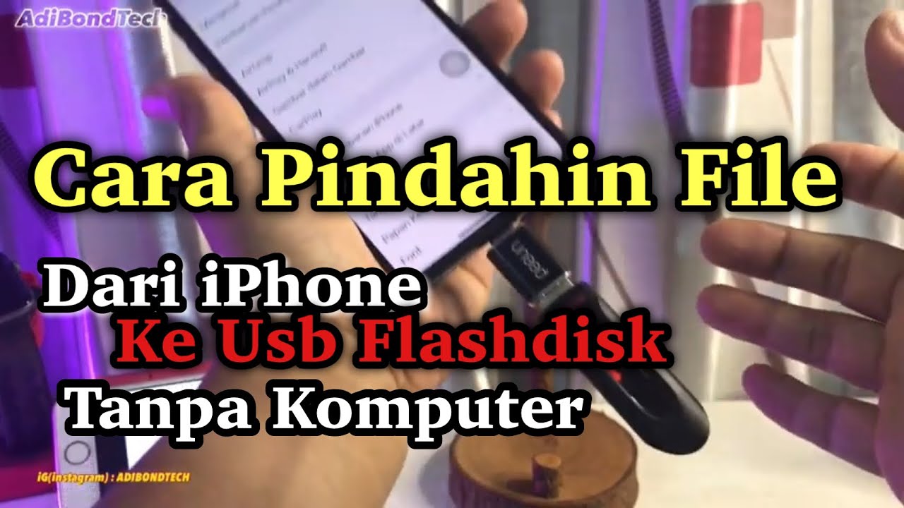 Cara Memindahkan Data iPhone ke Flashdisk - iPhone 11 Pro Max ...