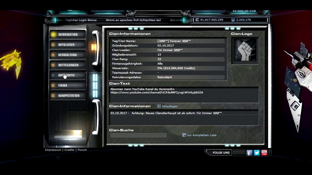 Darkorbit HOW TO LOSE 18,600,000 RANKPOINTS - YouTube