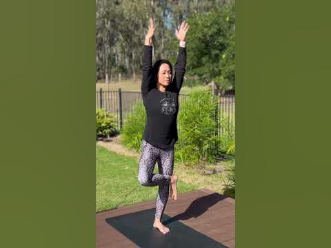 Standing Figure Four Pose for hip flexibility and balance - YouTube