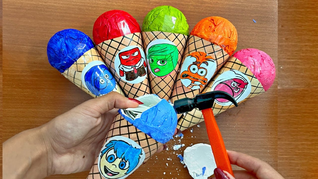 Paper DIY The best INSIDE OUT 2 ice cream blind bags!🍦 - YouTube