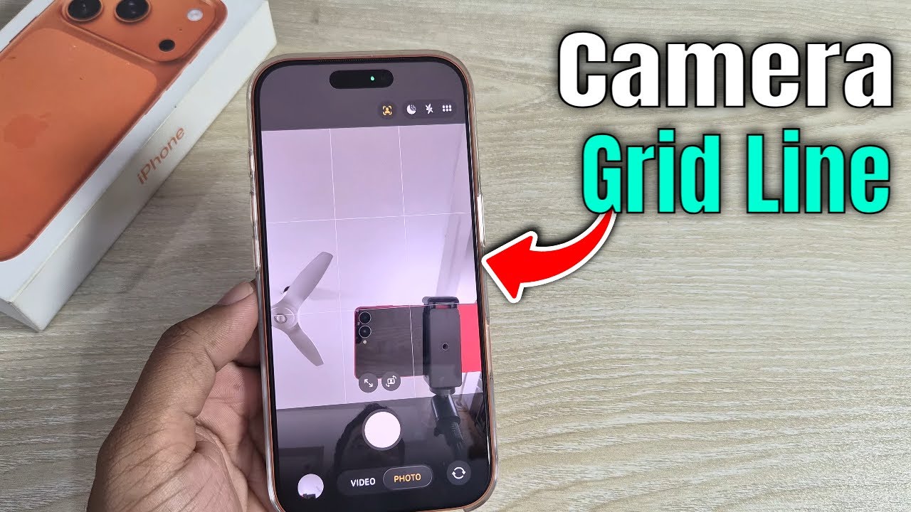 iPhone camera grid lines : How to enable or disable? - YouTube