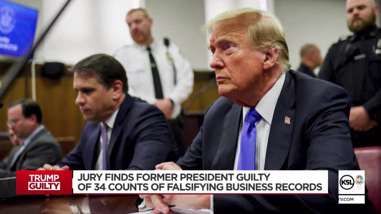 Guilty: Trump becomes first former U.S. president convicted of felony ...