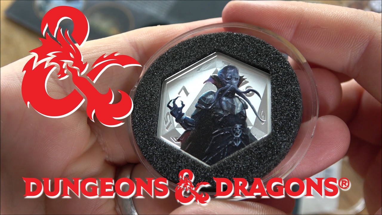 AWESOME Dungeons & Dragons Silver Medals and Stamps by Royal Mail! #dnd ...