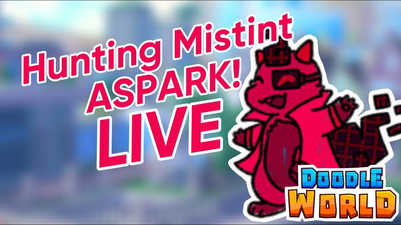 Hunting Mistint Aspark! Misprints, Skins & Tints! Roblox Doodle World ...