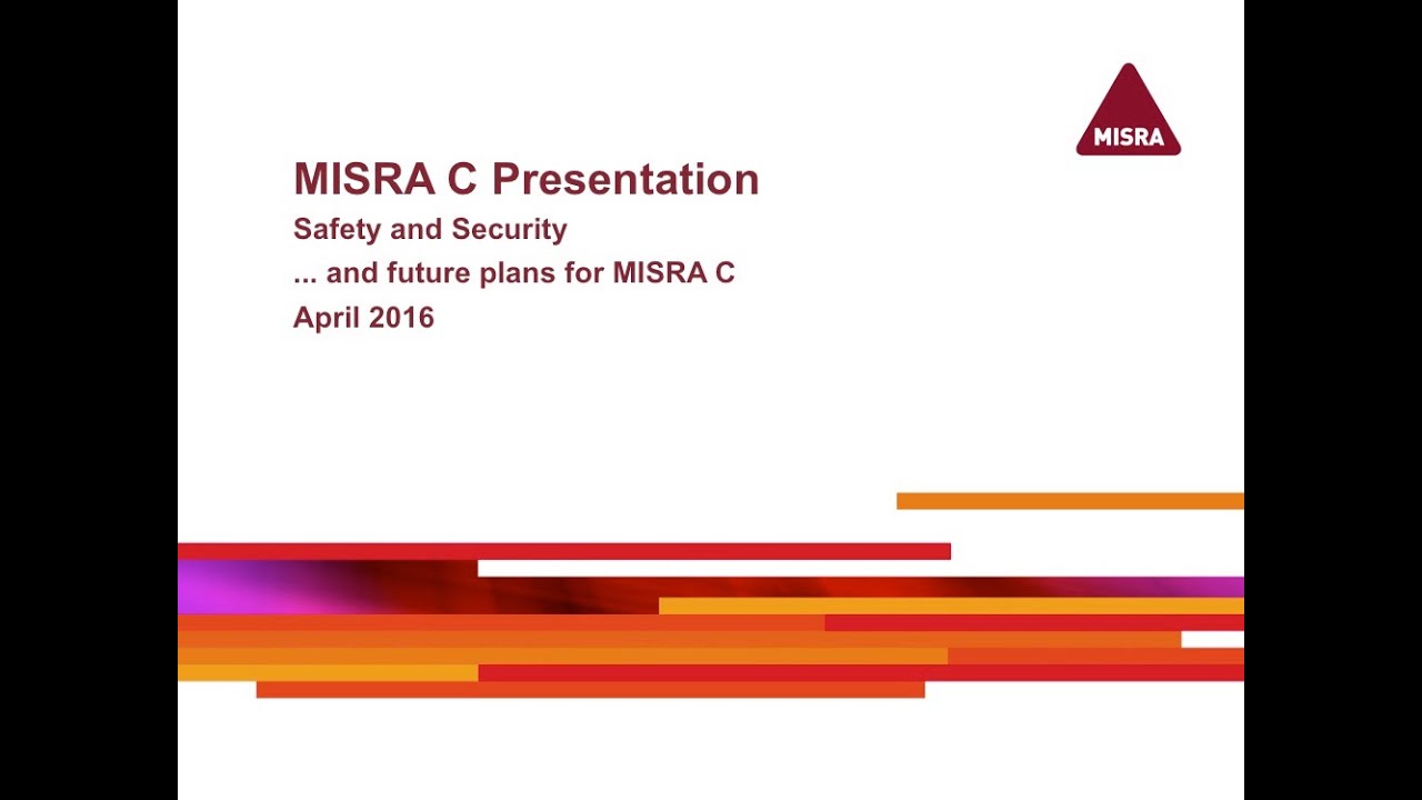 MISRA-C Documents and Roadmap - YouTube